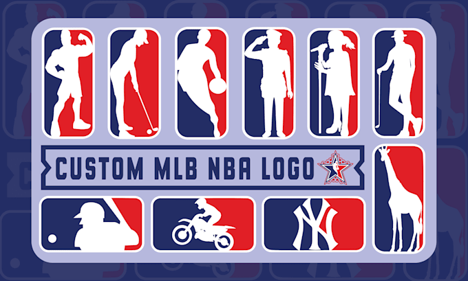 Design custom mlb nba nfl all star parody silhouette favourites bootleg ...