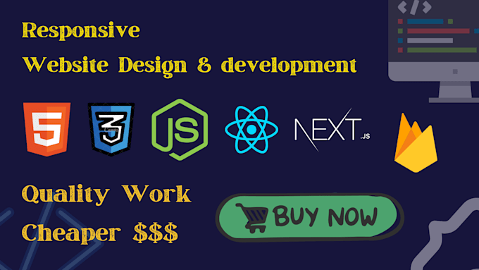 Build fully responsive website at low cost by Fahim_shakil_ | Fiverr