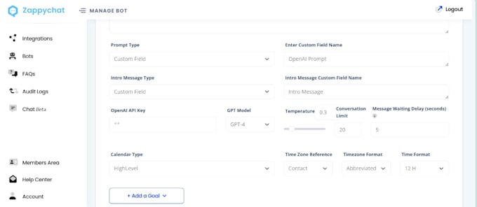 Make your chatbots on openai zappychat by M_nauman2 | Fiverr