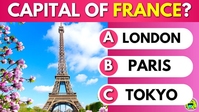 Create youtube video quiz, trivia, questions or guess logo by ...