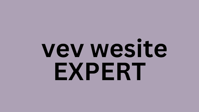 Design vev wesite, vev lading page by Simon9091 | Fiverr