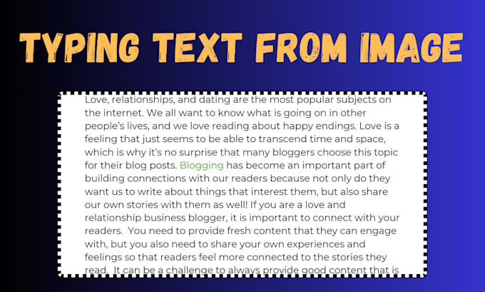 Do typing text from image by Muhammadsobuj01 | Fiverr