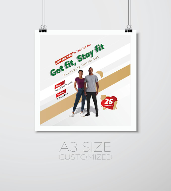 Design a unique, print ready event or business poster by Iamgpool | Fiverr