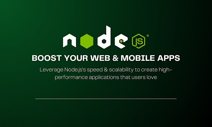 Build with node js expertise by Itsahmedrana | Fiverr