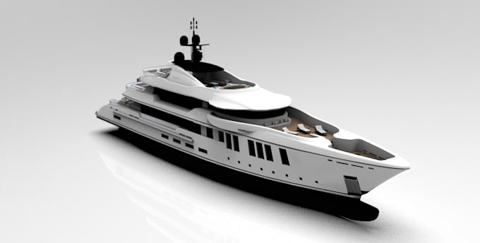 Do 3d realistic ship model 3d boat model yacht model ship animation ...