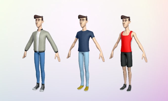 Do 2d picture into 3d model and rig, animating by Geeth_tech | Fiverr
