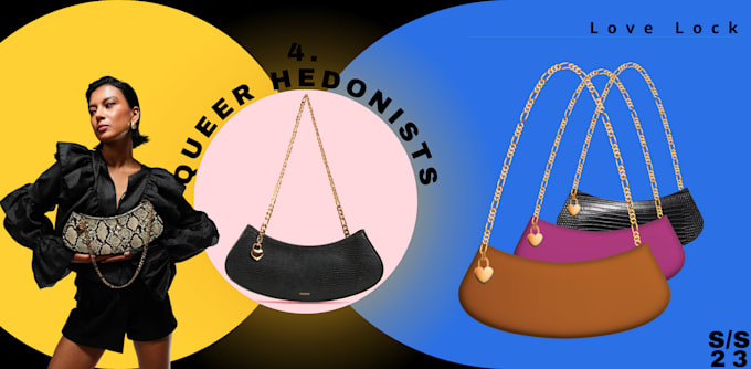 Design and create a full tech pack for bags, handbags, purses, and ...