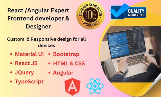 Do Frontend From Figma To Reactjs Or Angular Applications By