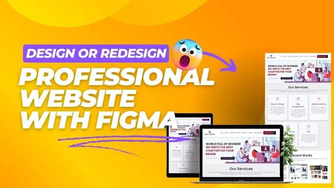 Design or redesign a professional website ui ux with figma by Shayan_rao76 | Fiverr
