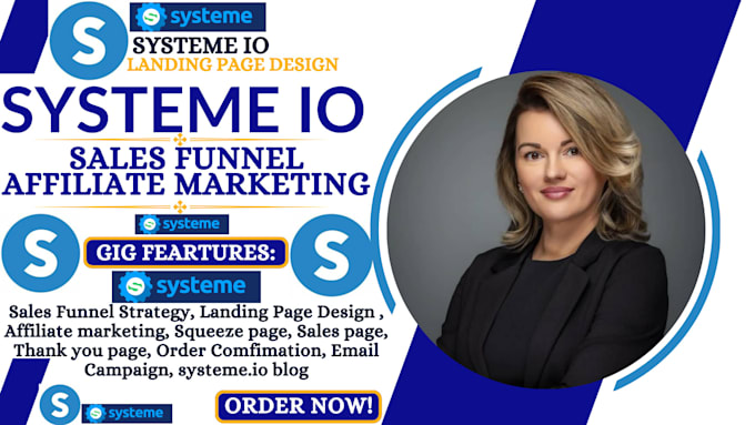 Create systeme io sales funnel landing page affiliate marketing systeme ...