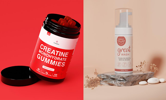 Design supplements, nutrition facts, supliful, skincare, bottle ...