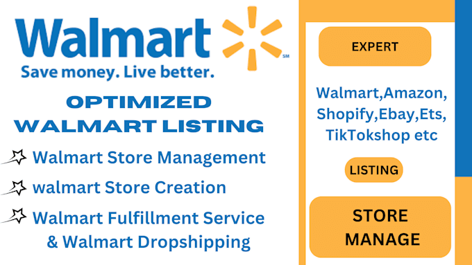 Create your optimized walmart listings by Shahmuhammad937 | Fiverr