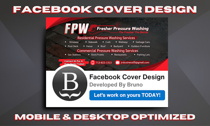 Design a facebook cover image design for your business page by Db_bruno ...