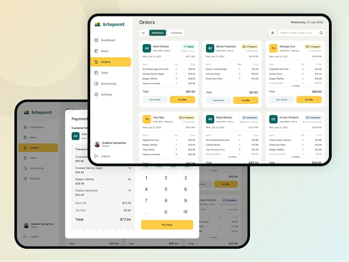 Build restaurant pos application for android and ios by Leonisobel | Fiverr