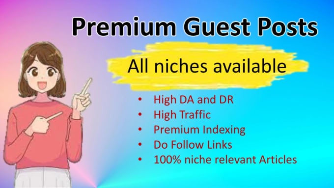 Guest posting service, seo, high authority backlinks by Amnasaeeda | Fiverr
