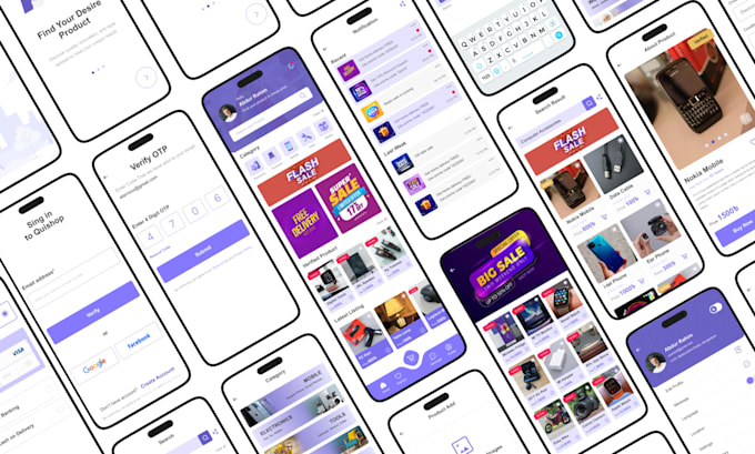 Design Or Redesign Mobile App Website Ui Ux With Wireframe Prototype Using Figma By Shatu