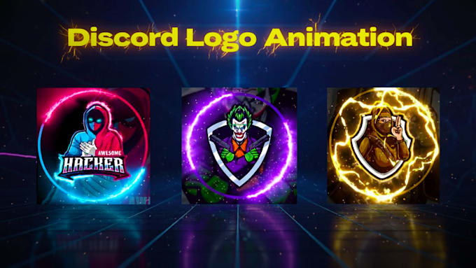 Make eye catchy roleplay discord logo animation,banner animation,pfp ...
