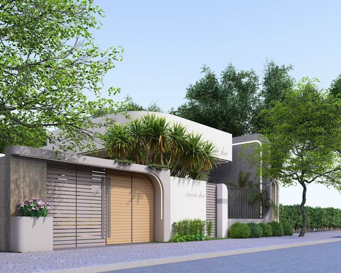 Create a realistic 3d rendering architecture by Kainguyenarch | Fiverr