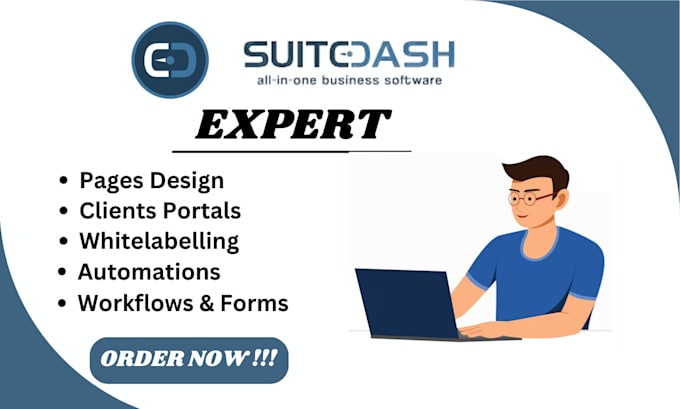 Setup suitedash client portal whitelabelling crm workflows landing pages by Twinkles_digit | Fiverr