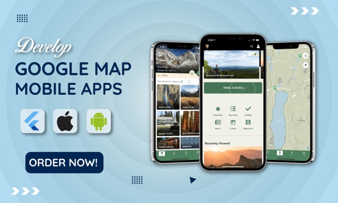 Develop a custom flutter app with google maps integration by ... Develop a custom flutter app with google maps integration by ...