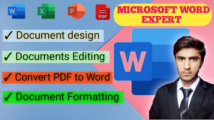 Do microsoft word document formatting ms word expert by Yaqoobthori | Fiverr