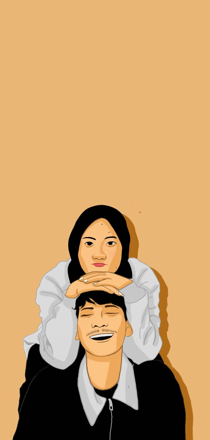 Drawing cartoon potrait digital by Telapakkiri | Fiverr