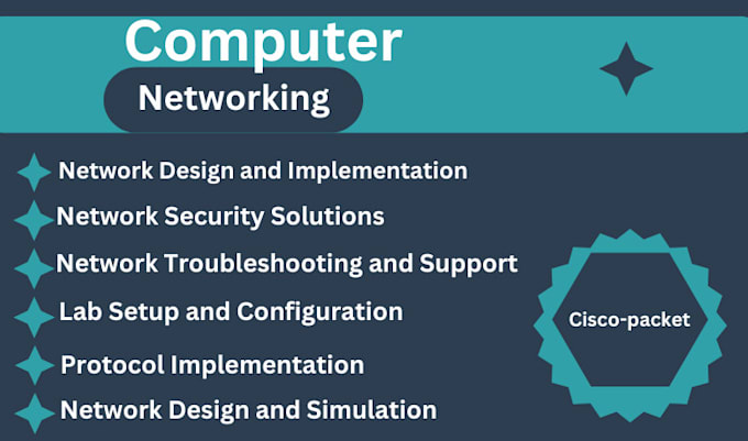 Do cisco packet tracer, gns3, ccna, ccnp,computer networking by Ahamd ... Do cisco packet tracer, gns3, ccna, ccnp,computer networking by Ahamd ...