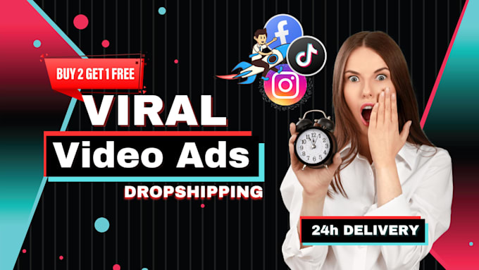 Create dropshipping video ads facebook ads tik tok video ads by Ads ...