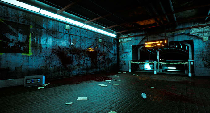 Photorealistic subway tunnel in unreal by Himanshu_saini_ | Fiverr