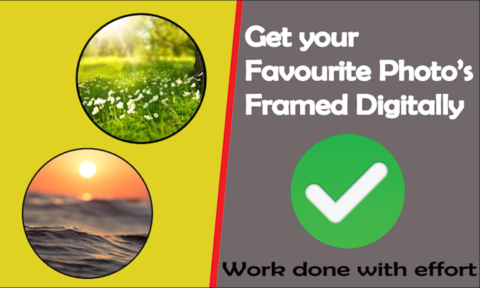 Resize photos in your preferred shapes and frames by Hammad_s24 | Fiverr