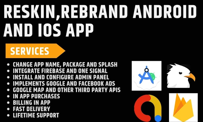 Reskin Android App Codecanyon App Rebrand And Customize By Hammad Hasan Fiverr