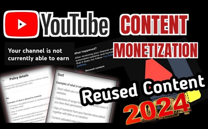 Solve youtube monetization issues, reused content with expert tips and ...