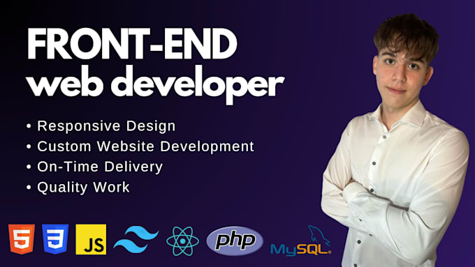 Offer frontend web development using html, css, javascript, react js by Nahueliturra | Fiverr