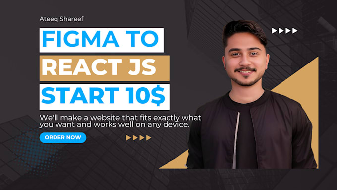 Convert figma to react, xd to react, psd to react js by Ateeqshareef012 ...