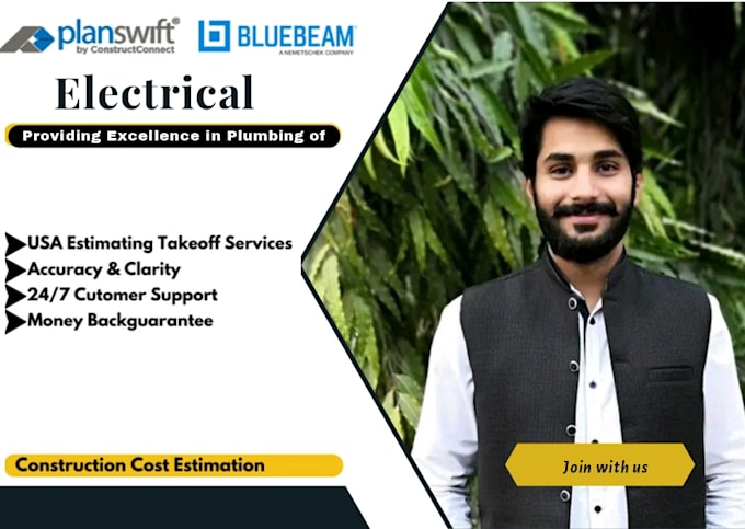 Do detailed electrical cost estimate and takeoff on plan swift by ...