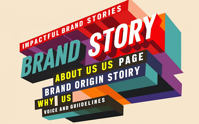 Write a professional brand story, vision, bio, about us page by ...