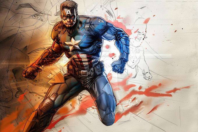 Create amazing superhero character by Ananneel | Fiverr