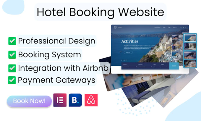 Create a hotel booking website with online booking system by Jai_wp ...