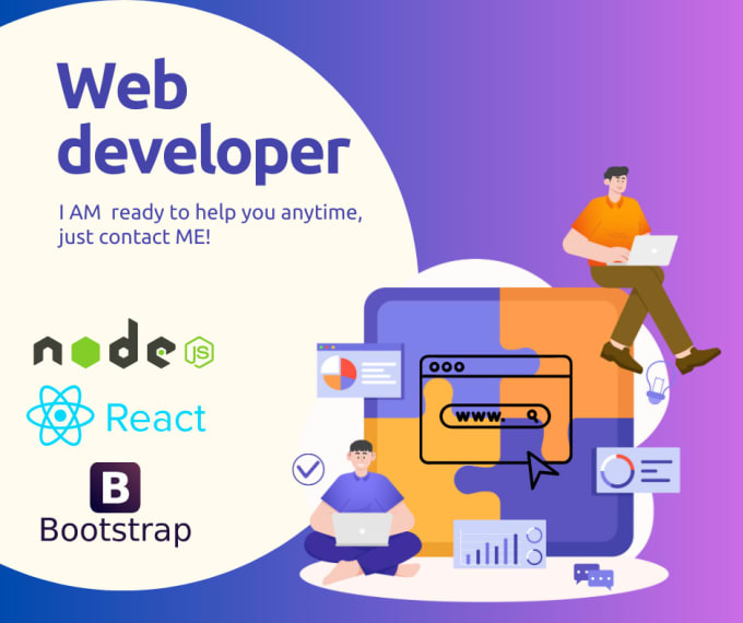Be Frontend Web Developer Html Css Bootstrap Js Php React By Rushguru Fiverr