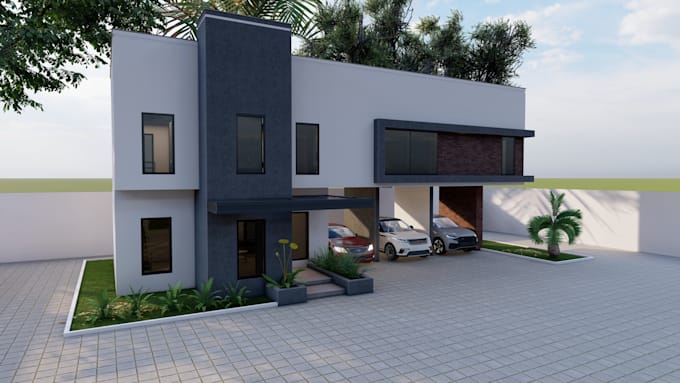 Create architectural 3d modelling and rendering using revit and lumion by Archibuzz | Fiverr