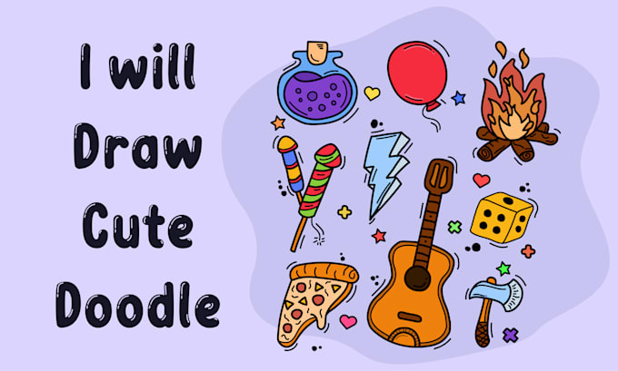 Do hand drawn doodle art illustration by Syed_ifti | Fiverr