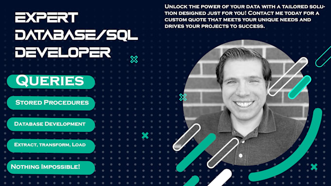 Optimize and create stored procedures, queries and more by Peakdata | Fiverr