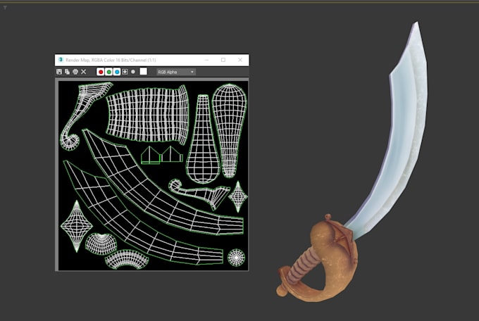 Uv for character o prop, blender, 3ds max, fbx, obj by Marcelovamosi ...