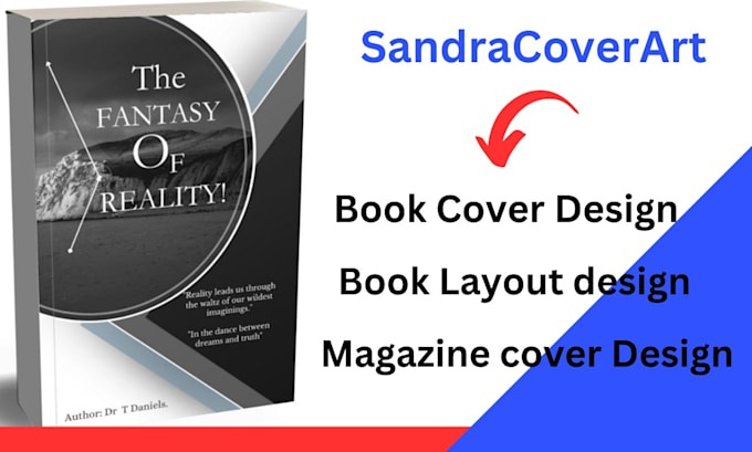 Design book magazine cover layout that is visually charming by ...