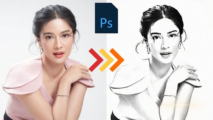 Convert your photos to pencil sketch by Justmrf | Fiverr