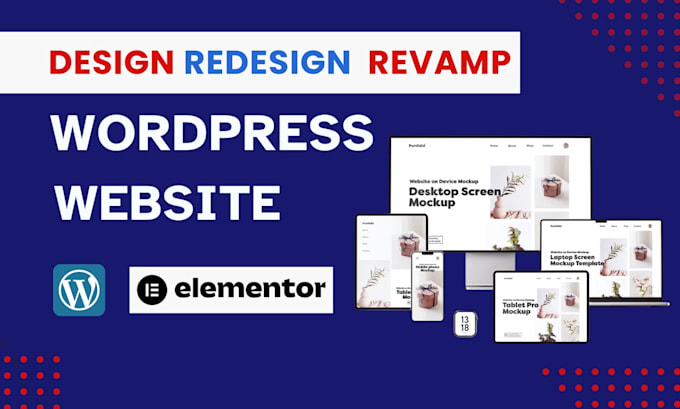 Design redesign rebuild wordpress website redesign elementor rebuild website by Coderamin | Fiverr