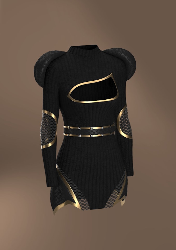 Create 3d clothing animation, second life clothing, garment and clo3d ...