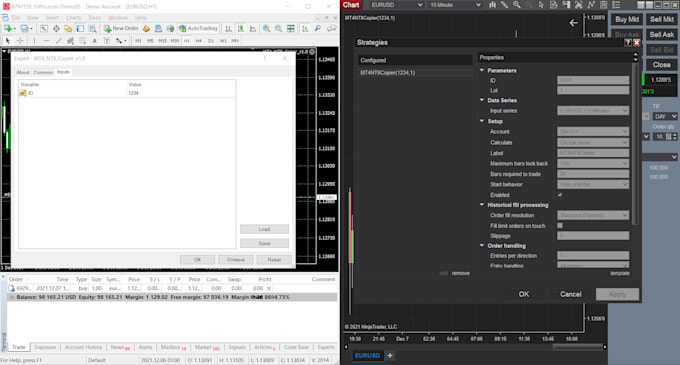 Convert ninjatrader to metatrader vice versa by Tawfikgamber | Fiverr