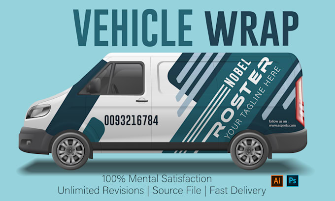 Design eye catching and professional car wrap, van wrap, vehicle wrap design by Designs_era11 ...
