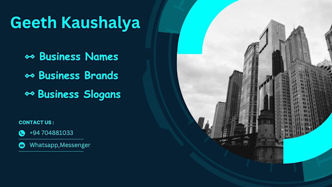 Create unique and attractive business names,business brands by ...